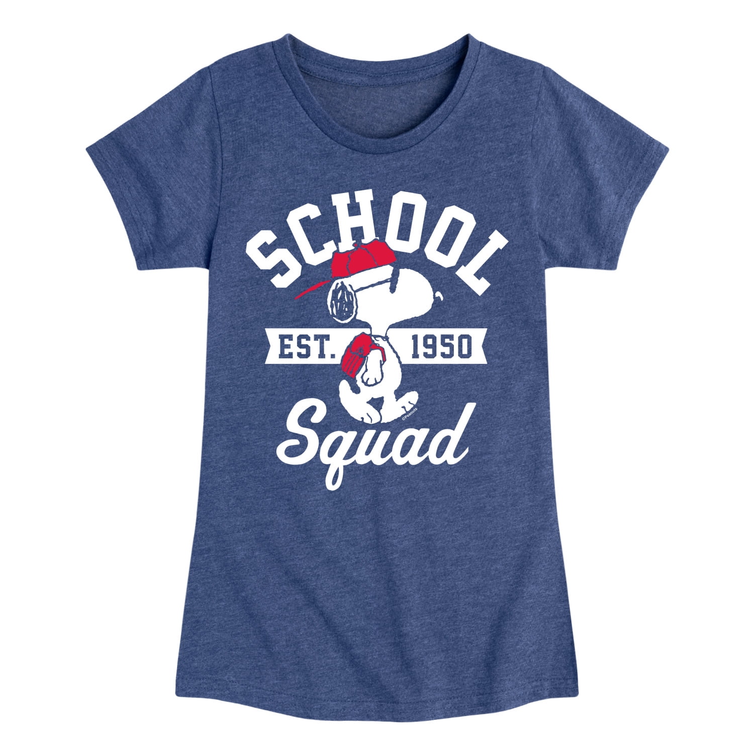 Peanuts - Snoopy School Squad - Toddler & Youth Girls Short Sleeve ...