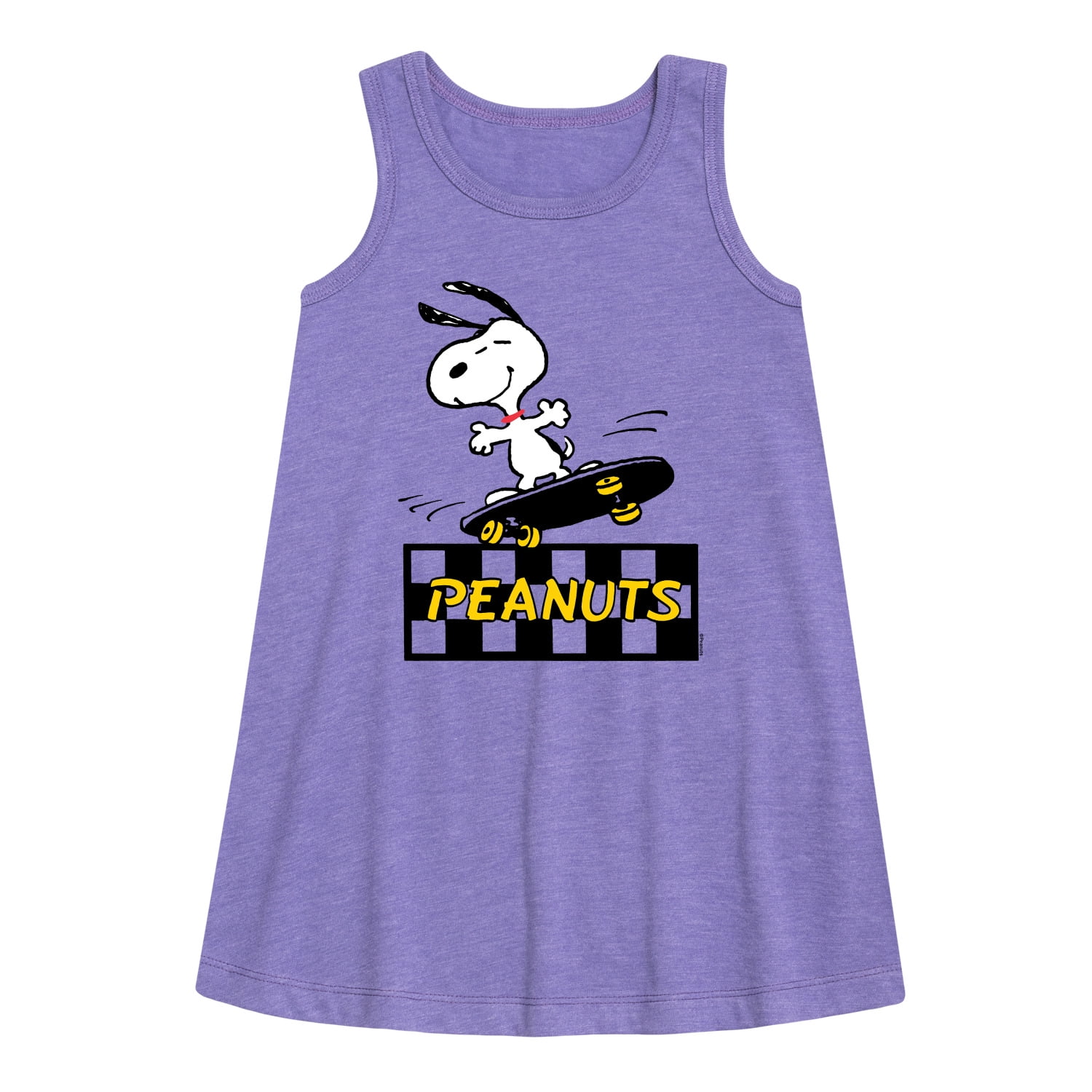 Peanuts - Snoopy Skater - Toddler & Youth Girls A-line Dress - Walmart.com