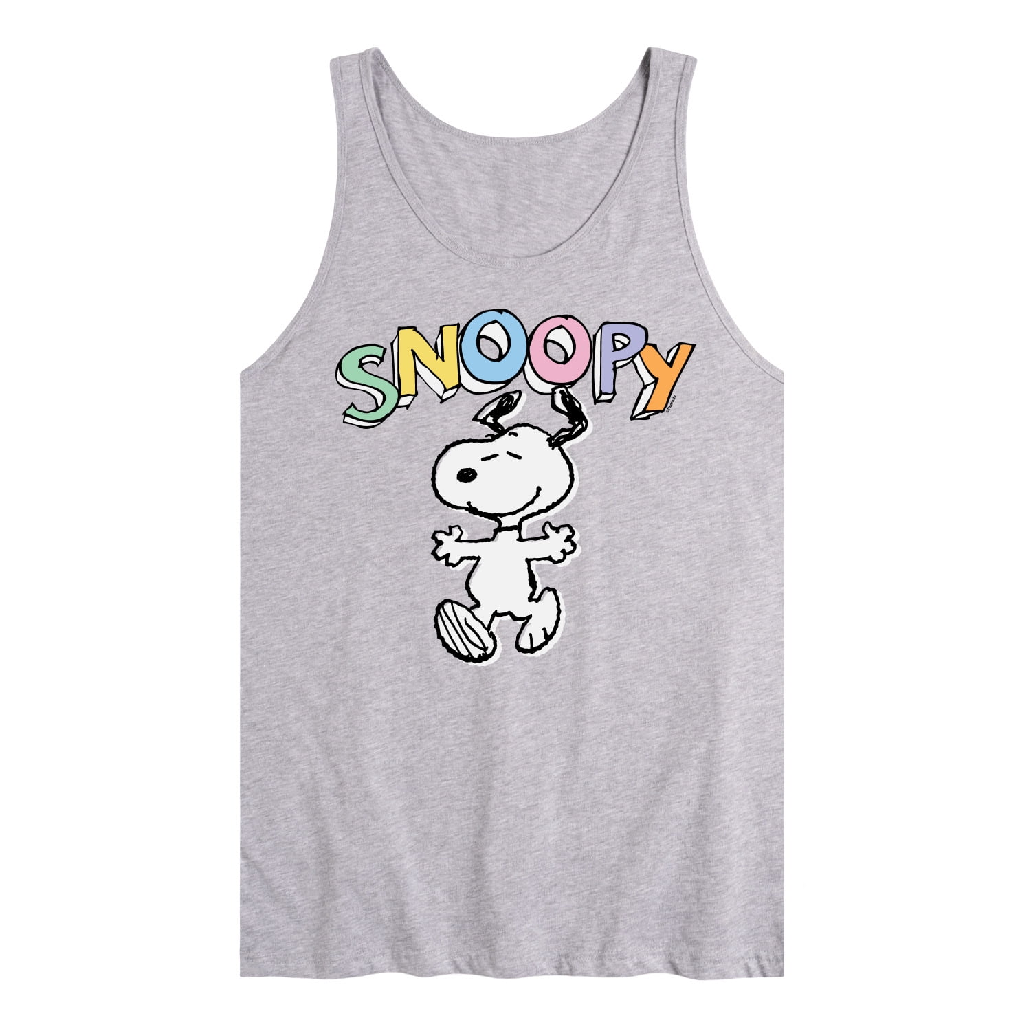 Peanuts - Snoopy Sketchy - Men's Jersey Tank Top - Walmart.com