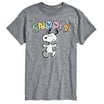 Peanuts - Snoopy Loves Woodstock - Men's Short Sleeve Graphic T-Shirt - Walmart.com