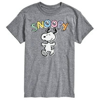 Peanuts - Snoopy Loves Woodstock - Men's Short Sleeve Graphic T-Shirt - Walmart.com