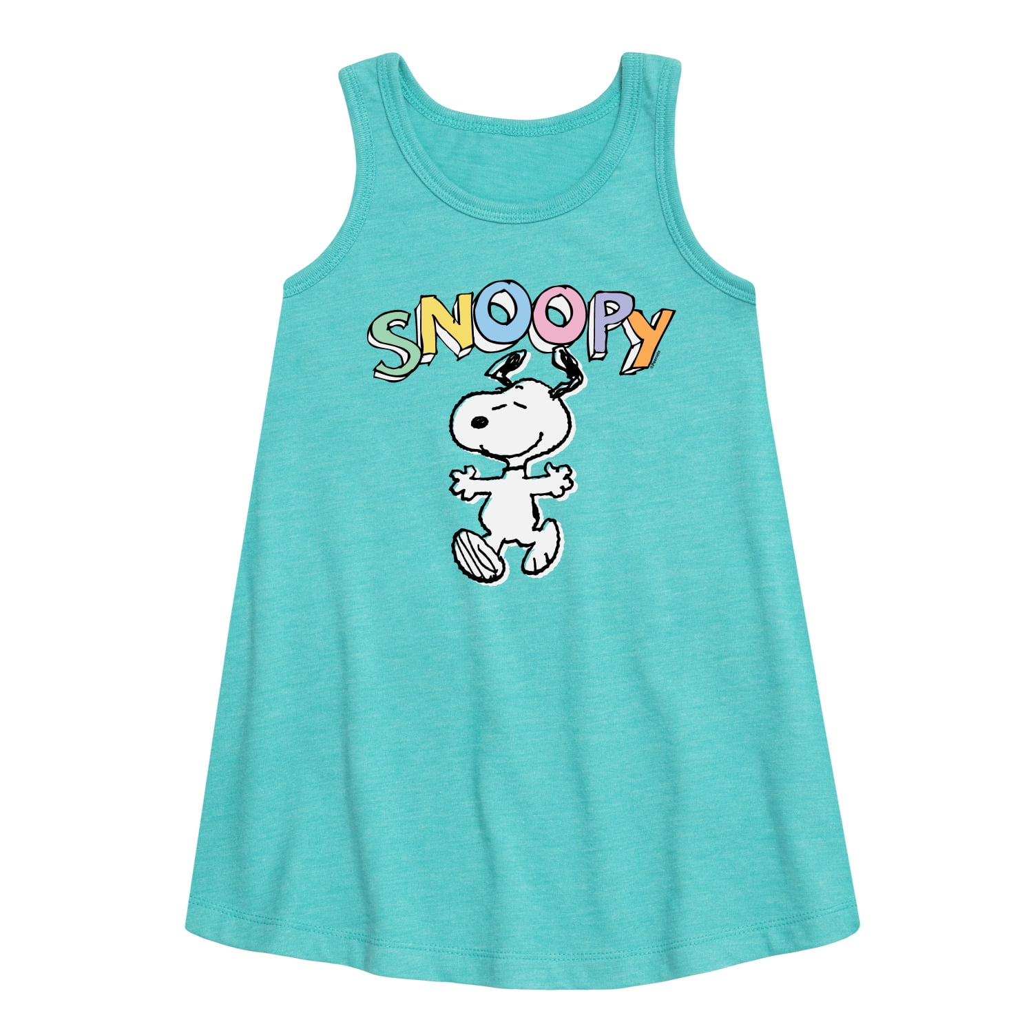 Peanuts - Snoopy Sketchy - Youth Girls A-line Dress - Walmart.com