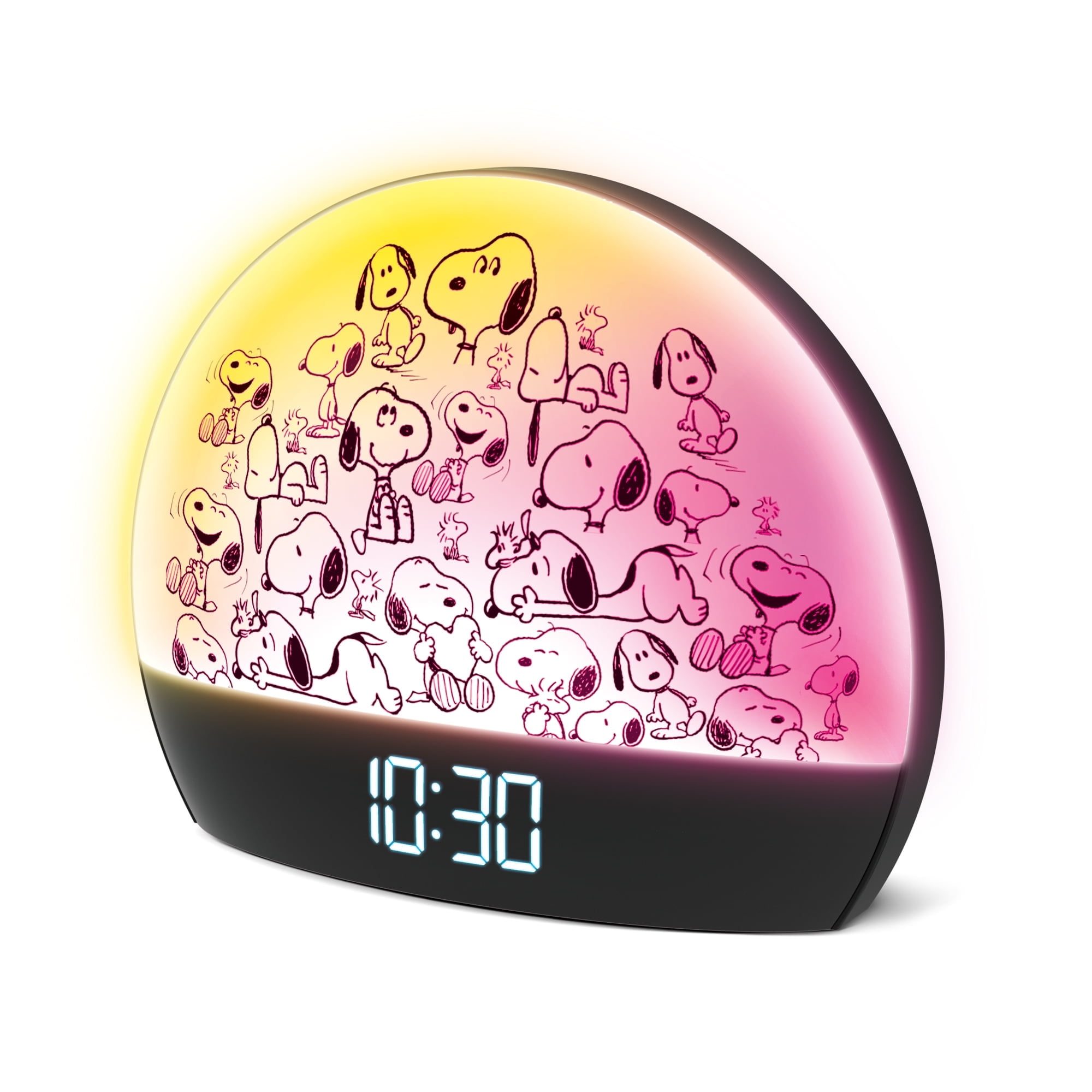 Peanuts Snoopy Sunrise Alarm Clock – Vibrant Snoopy Edition with ...