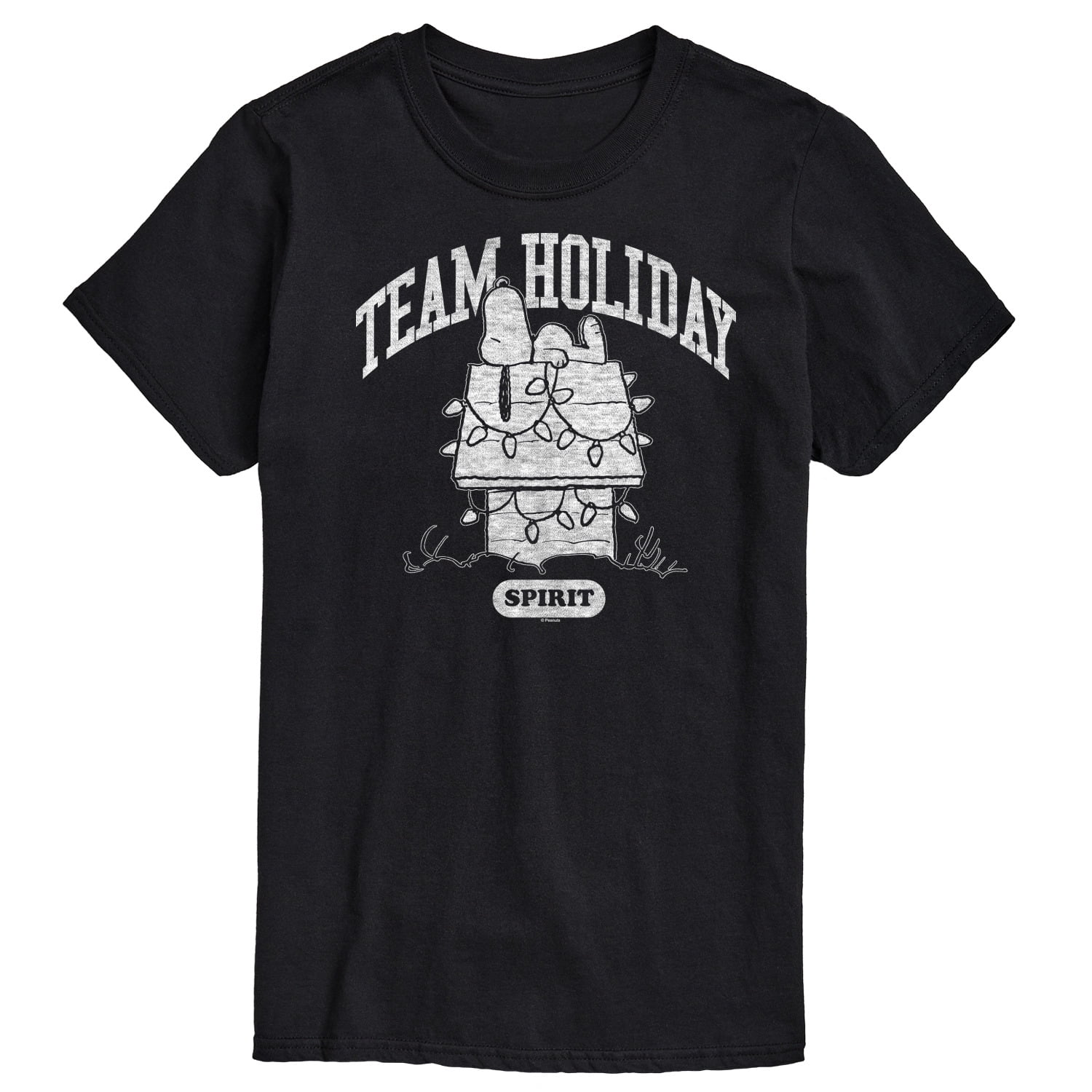 Peanuts - Snoopy Team Holiday Spirit - Men's Short Sleeve Graphic T ...