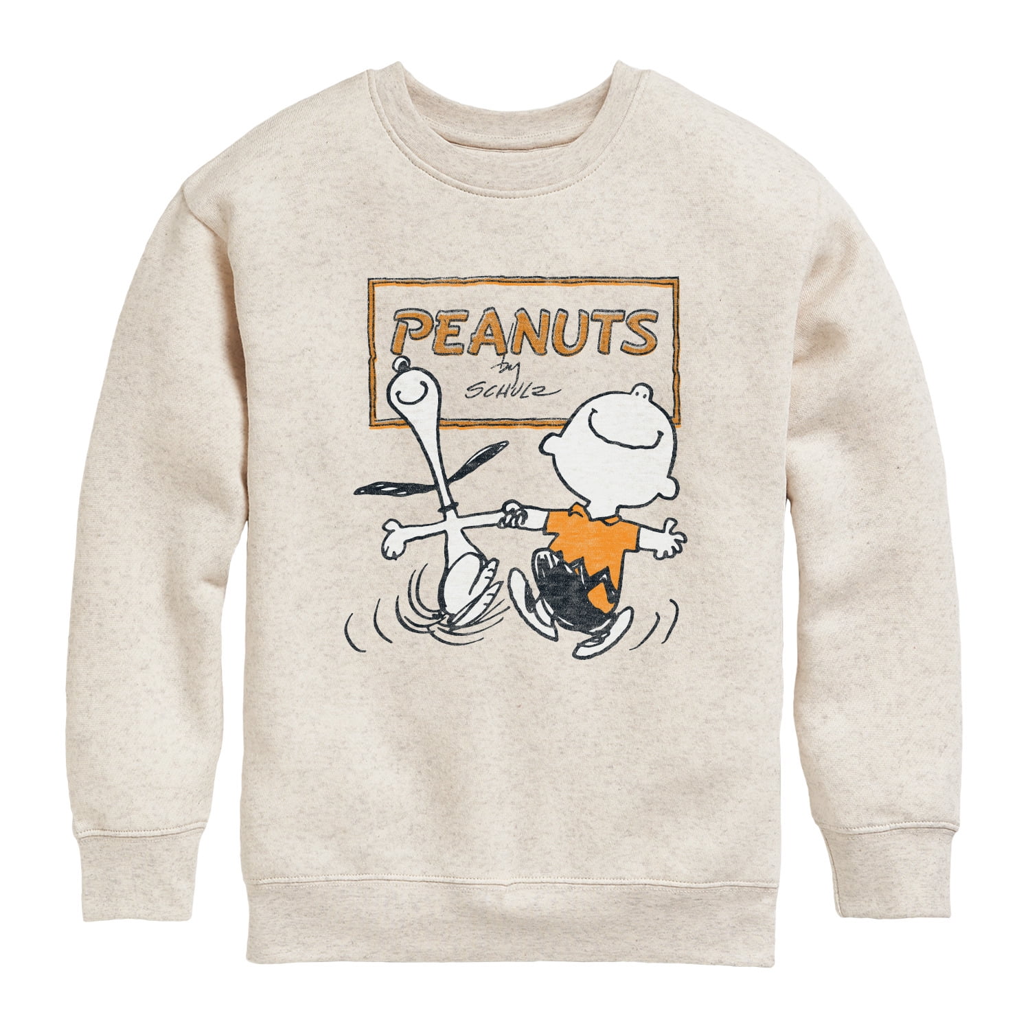 Peanuts - Snoopy - Toddler & Youth Crewneck Fleece Sweatshirt - Walmart.com
