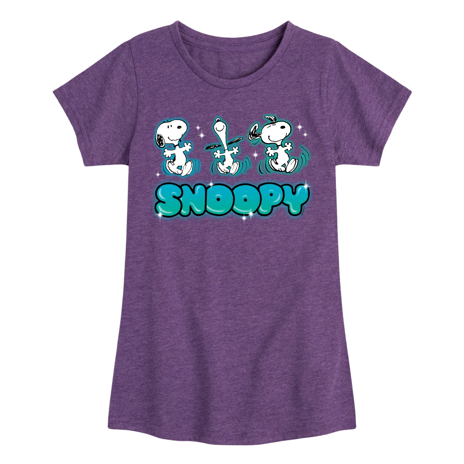Peanuts - Snoopy - Toddler & Youth Girls Short Sleeve Graphic T-Shirt ...