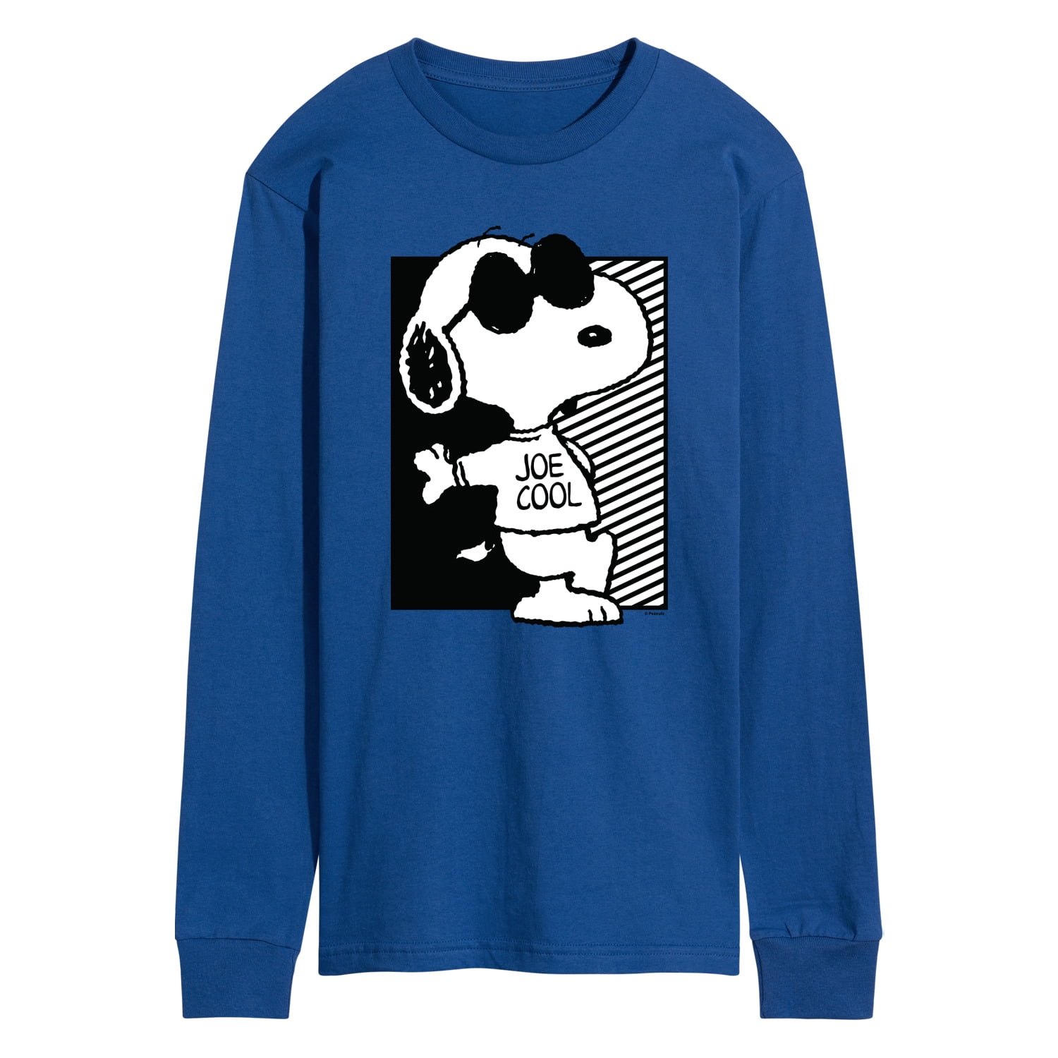 Peanuts - Snoopy Too Cool - Men's Long Sleeve Graphic T-Shirt - Walmart.com