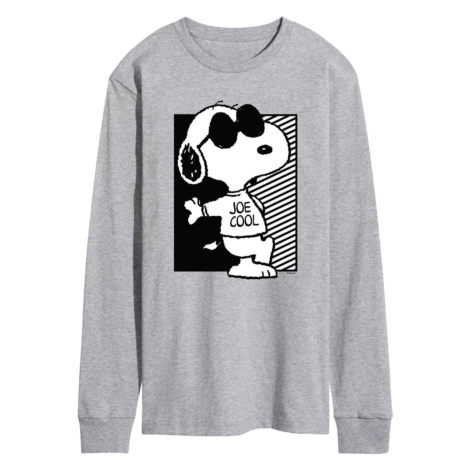 Peanuts - Snoopy Too Cool - Men's Long Sleeve Graphic T-Shirt - Walmart.com