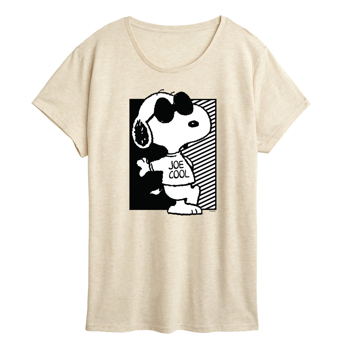 Peanuts - Snoopy Too Cool - Women's Short Sleeve Graphic T-Shirt ...