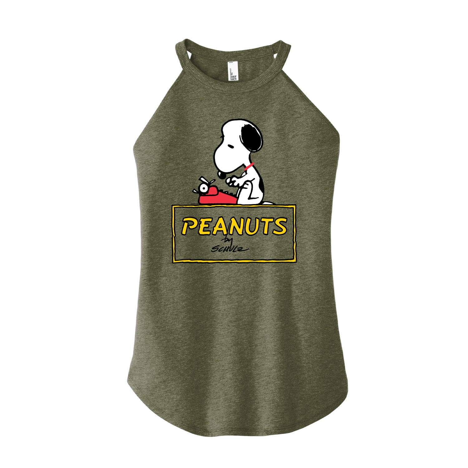 Peanuts - Snoopy Typing - High Neck Tank - Walmart.com