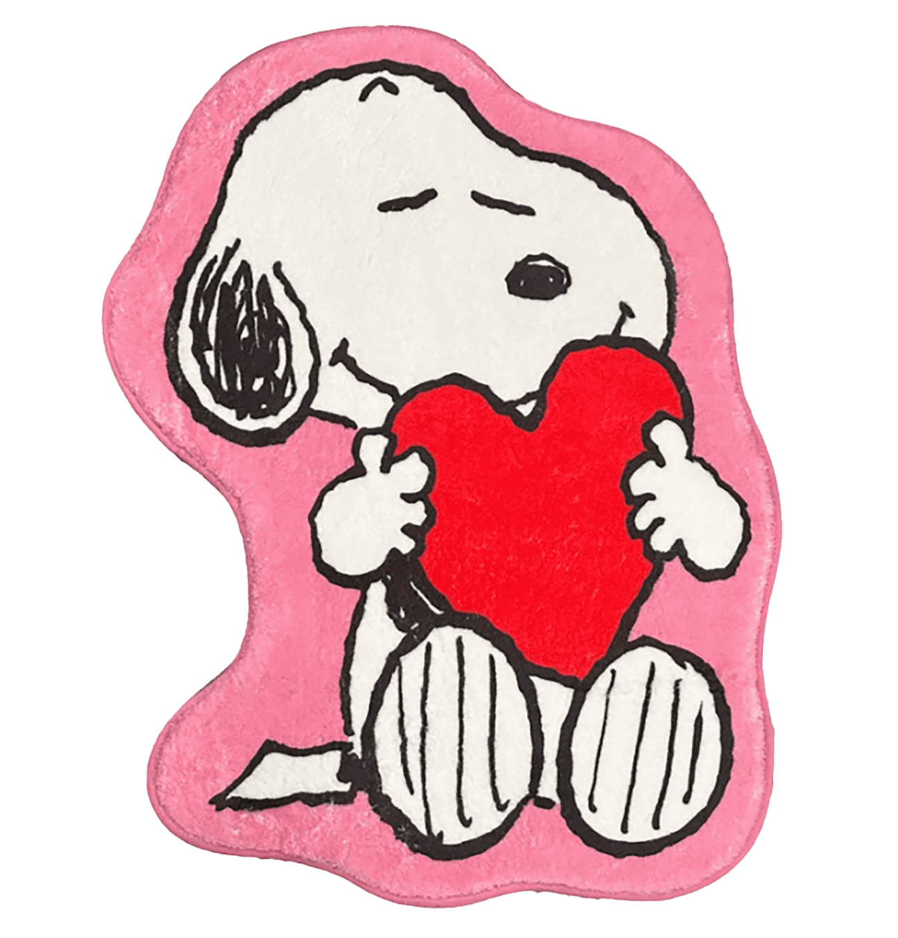 Peanuts Snoopy Valentines Day Rug, 30 x 22 inches, Plush Polyester ...