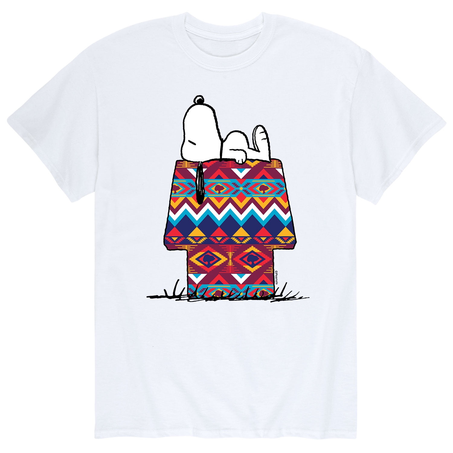 Peanuts - Snoopy Western Blanket Fill - Men's Short Sleeve Graphic T ...