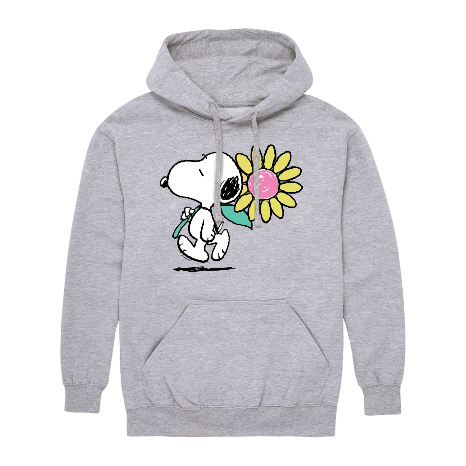Peanuts - Snoopy With Daisy-Men's Pullover Hoodie - Walmart.com