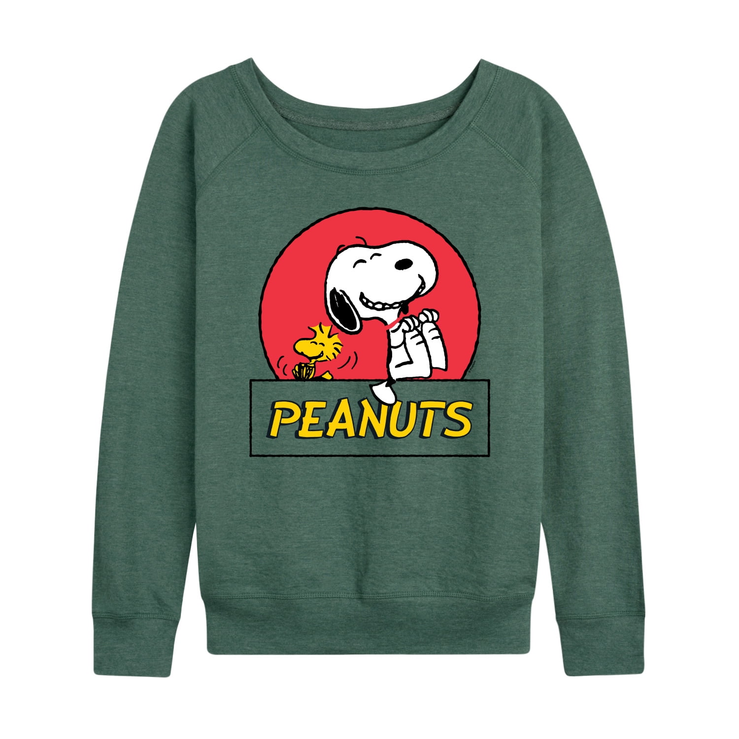 Peanuts - Snoopy Woodstock Circle - Women's Lightweight French Terry ...
