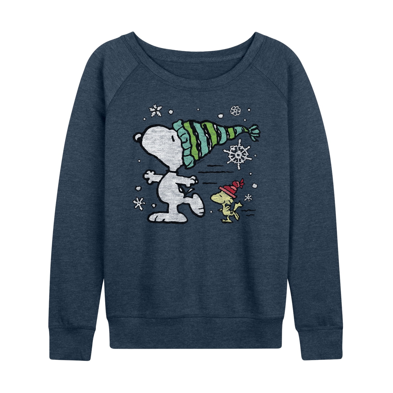 Peanuts - Snoopy Woodstock Skate - Women's Lightweight French Terry ...