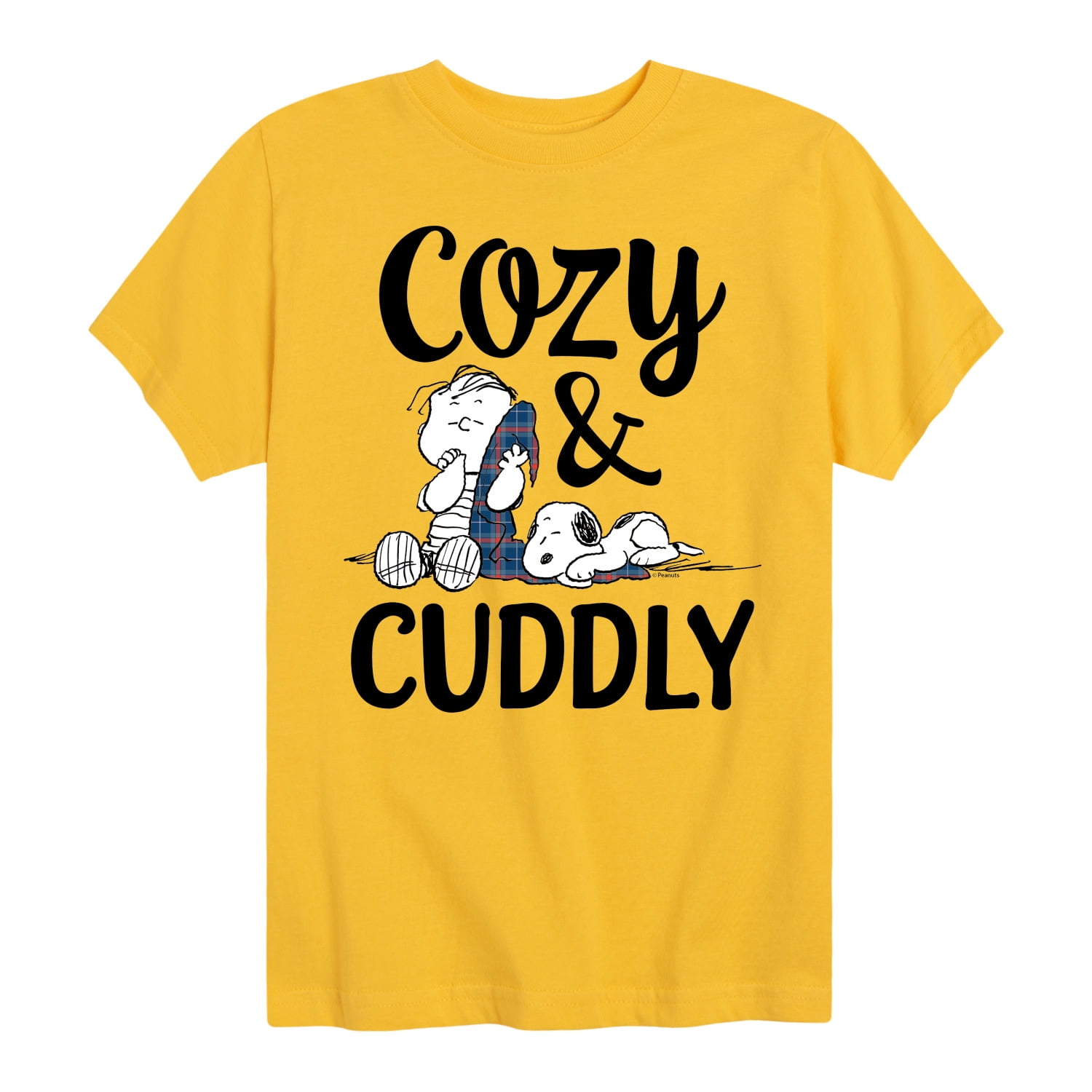 Peanuts - Snoopy and Linus Cozy And Cuddly - Toddler And Youth Short ...