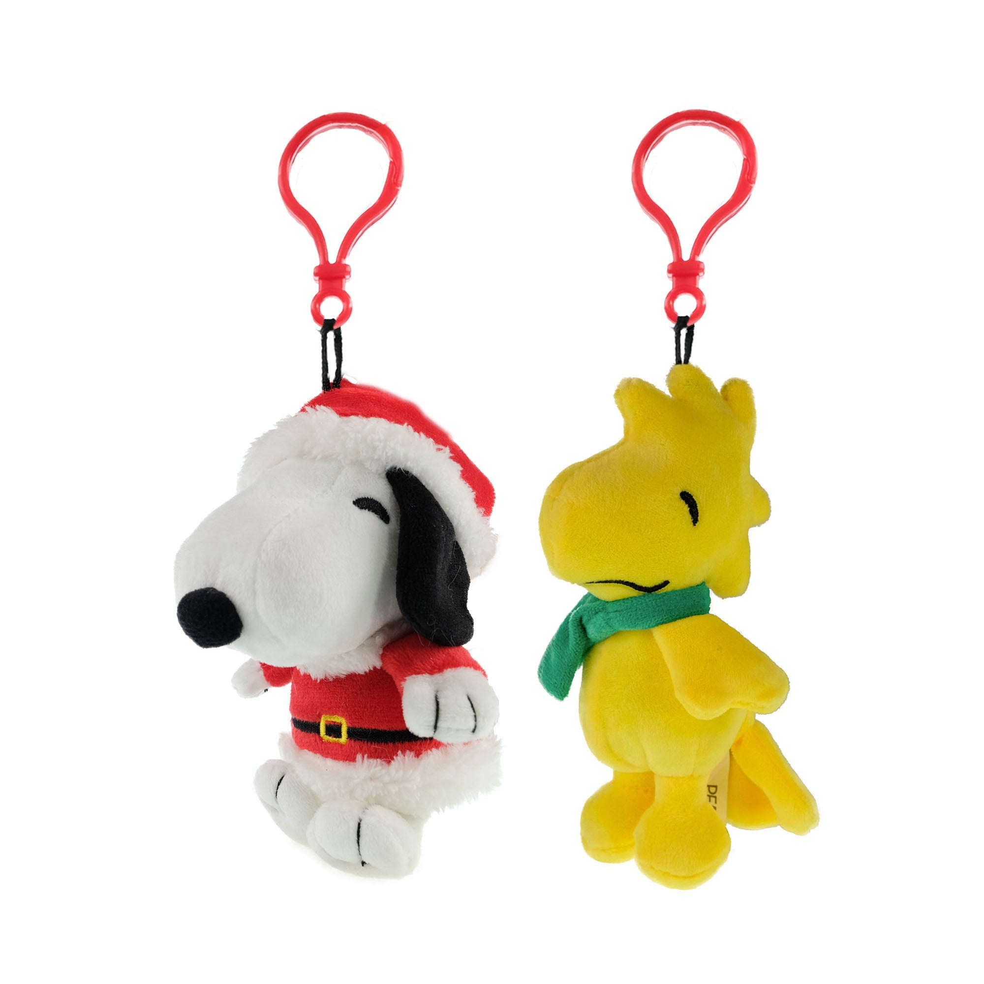 Peanuts Snoopy and Woodstock 2-pack of 6 inch Plush Clips - Walmart.com