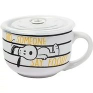 Disney The Little Mermaid Ariel Ceramic Soup Mug With Spoon | Holds 24 ...