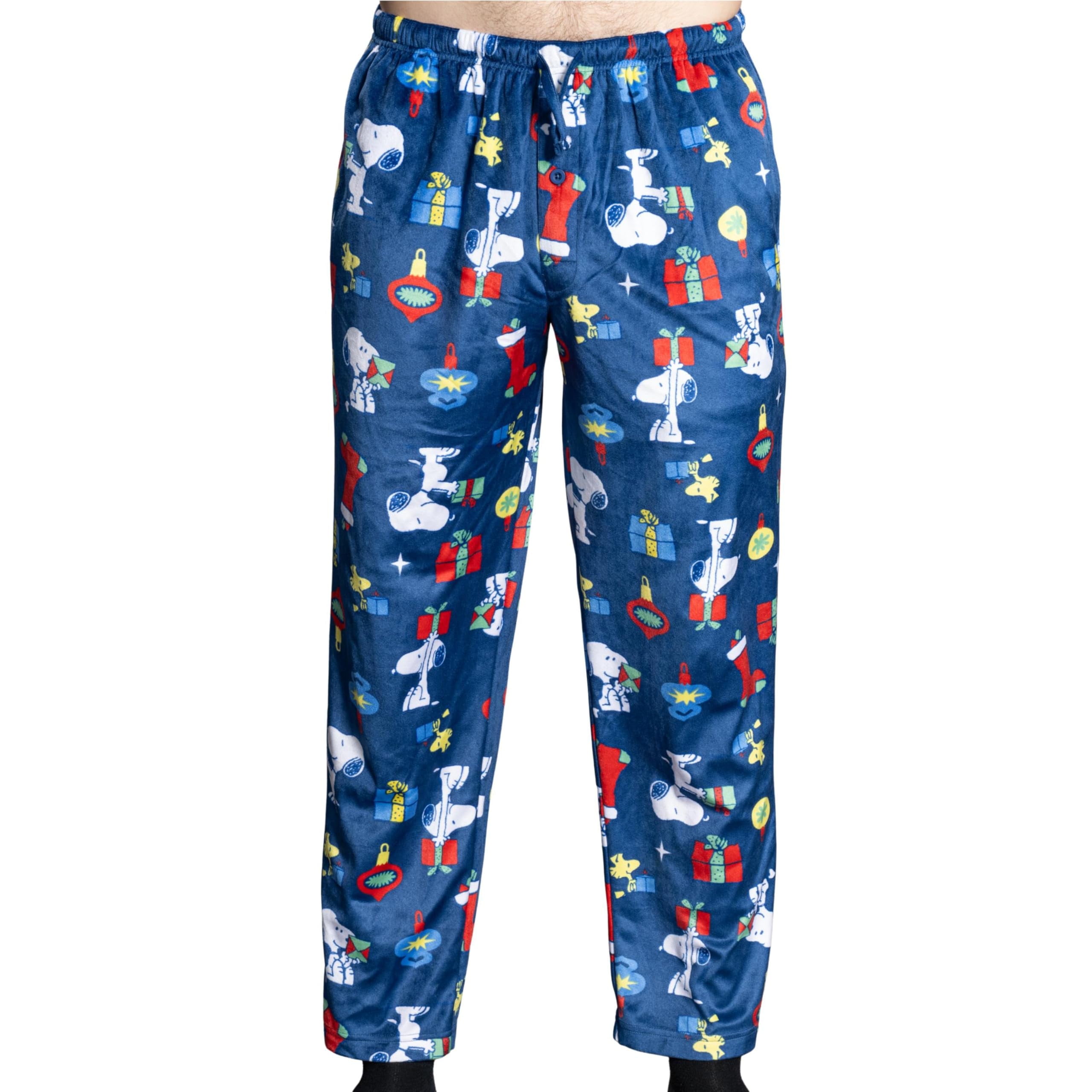 Peanuts Snoopy and Woodstock Christmas Presents All Over Adult Sleep ...