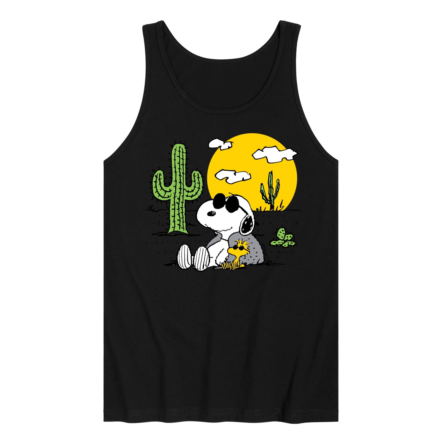 Peanuts - Snoopy and Woodstock - Men's Jersey Tank Top - Walmart.com