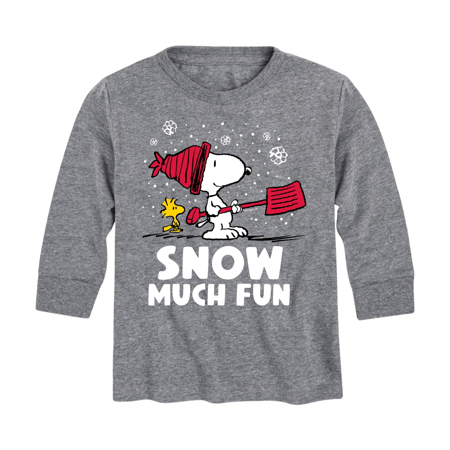 Peanuts - Snoopy and Woodstock Snow Much Fun - Toddler And Youth Long ...