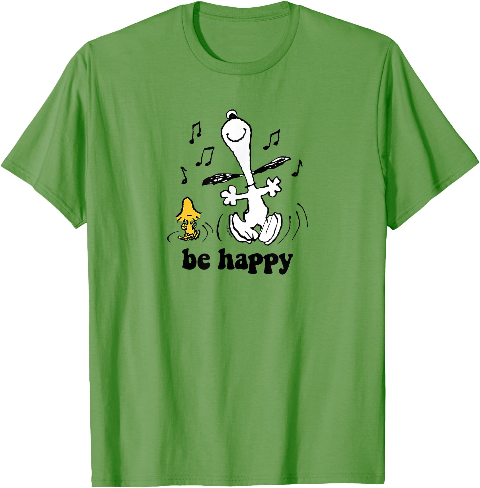 Peanuts - Snoopy and Woodstock's Be Happy Dance Unisex, Knightley, Lime ...