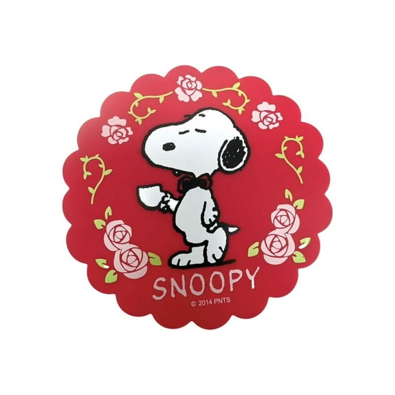 Peanuts Snoopy and roses Silicon Coaster - Walmart.com