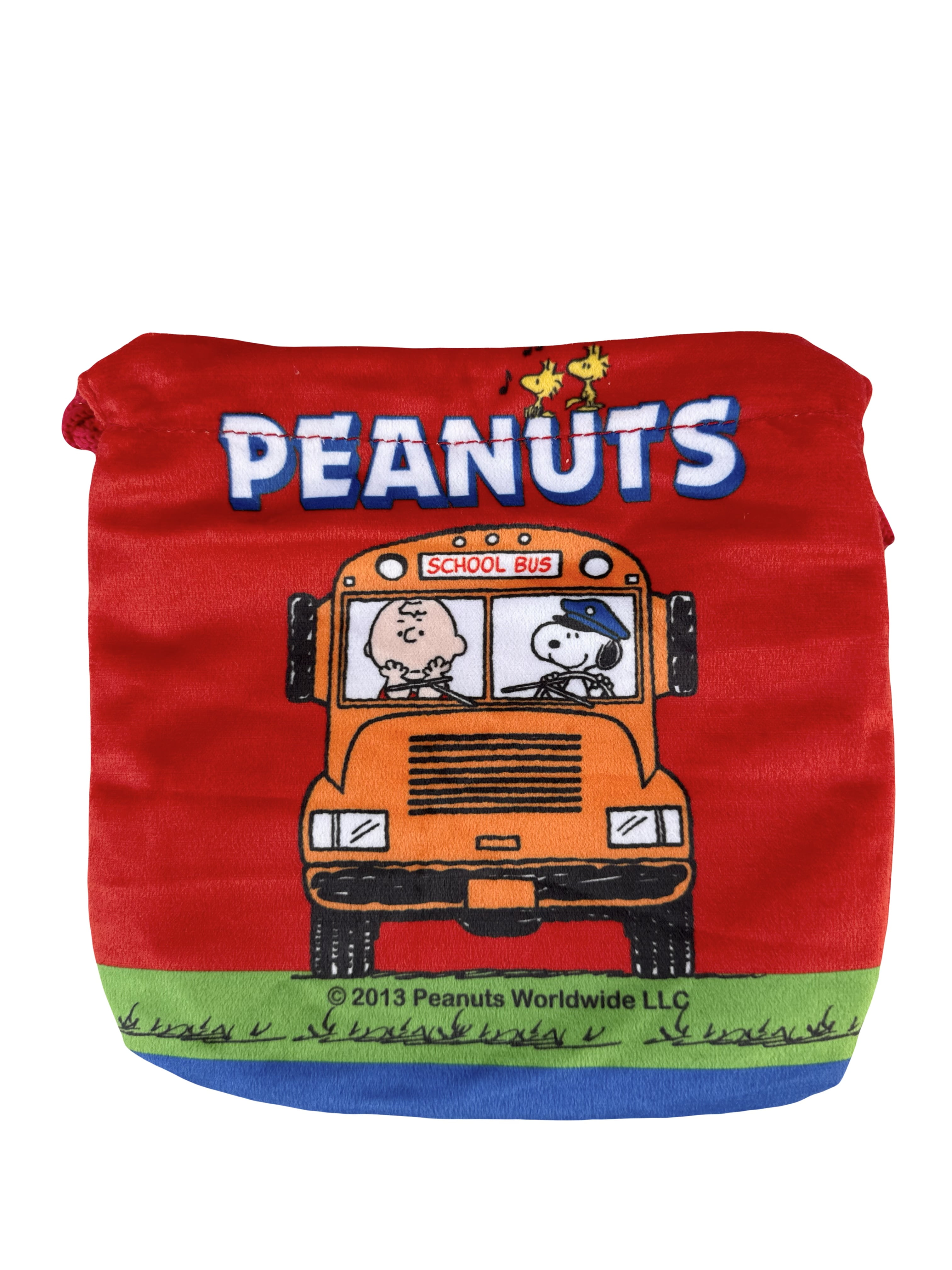 Peanuts Snoopy drawstring red toiletry pouch bag - Walmart.com