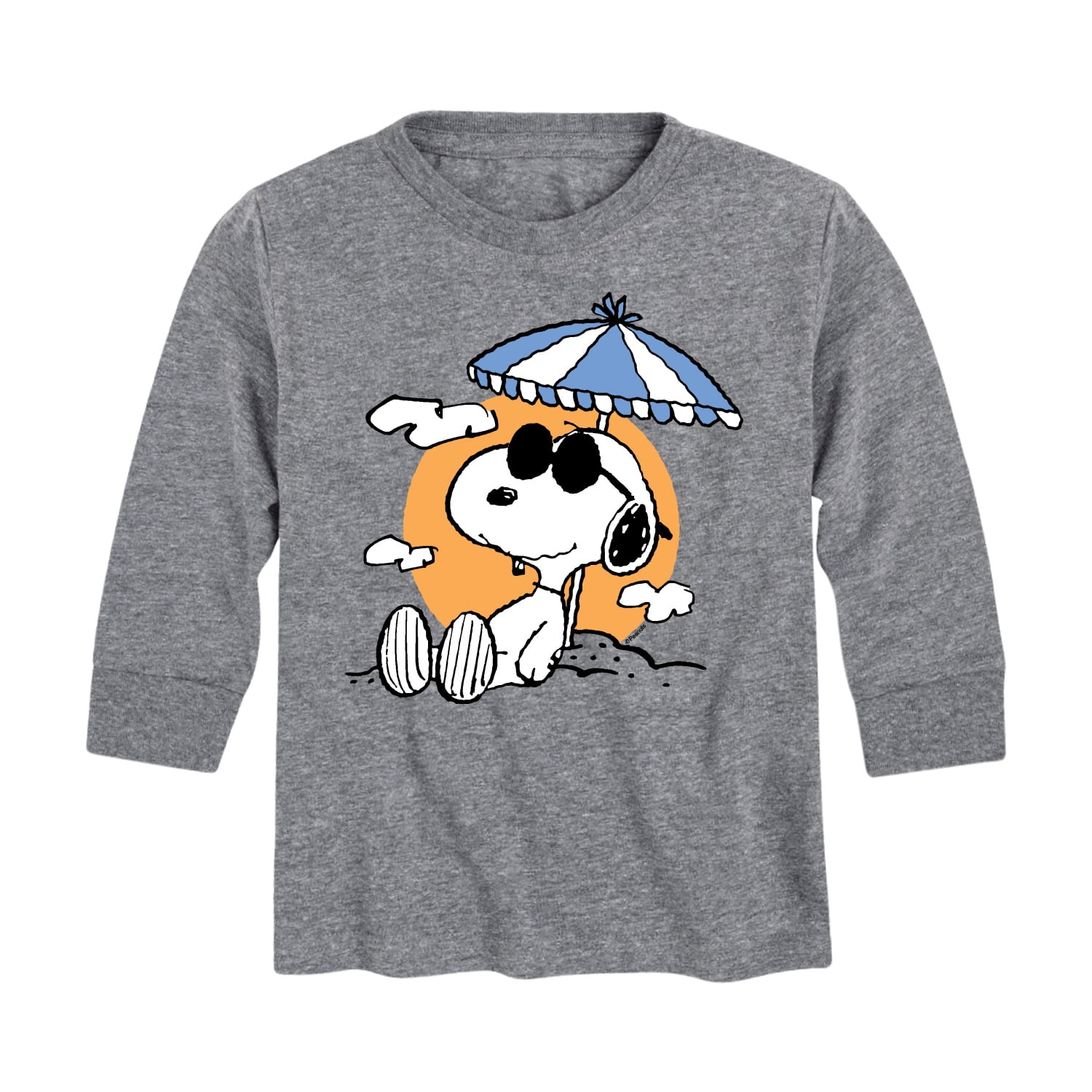 Peanuts - Snoopy's Beach Day - Toddler And Youth Long Sleeve Graphic T ...