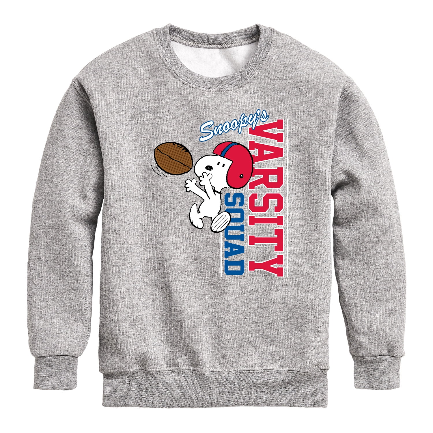 Peanuts - Snoopy's Varsity Squad - Toddler And Youth Crewneck Fleece ...