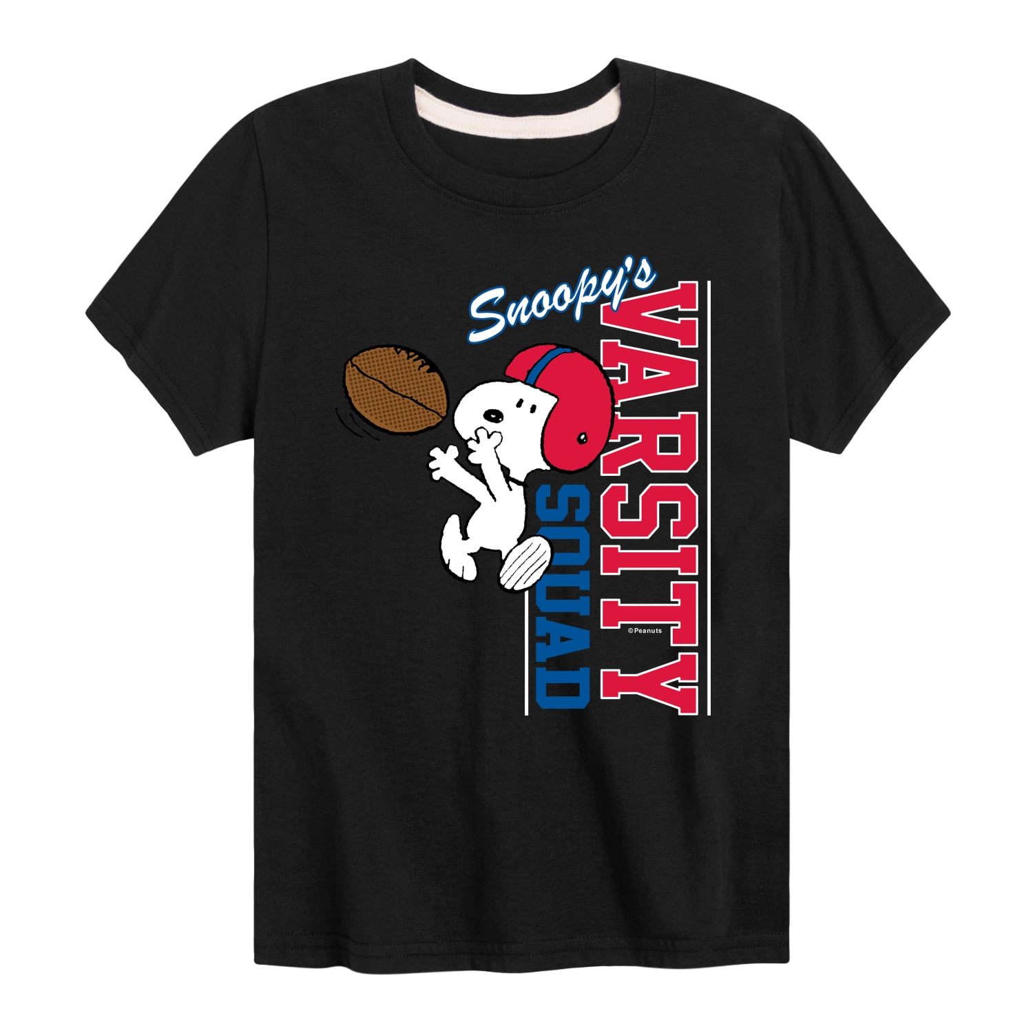 Peanuts - Snoopy's Varsity Squad - Toddler And Youth Short Sleeve ...