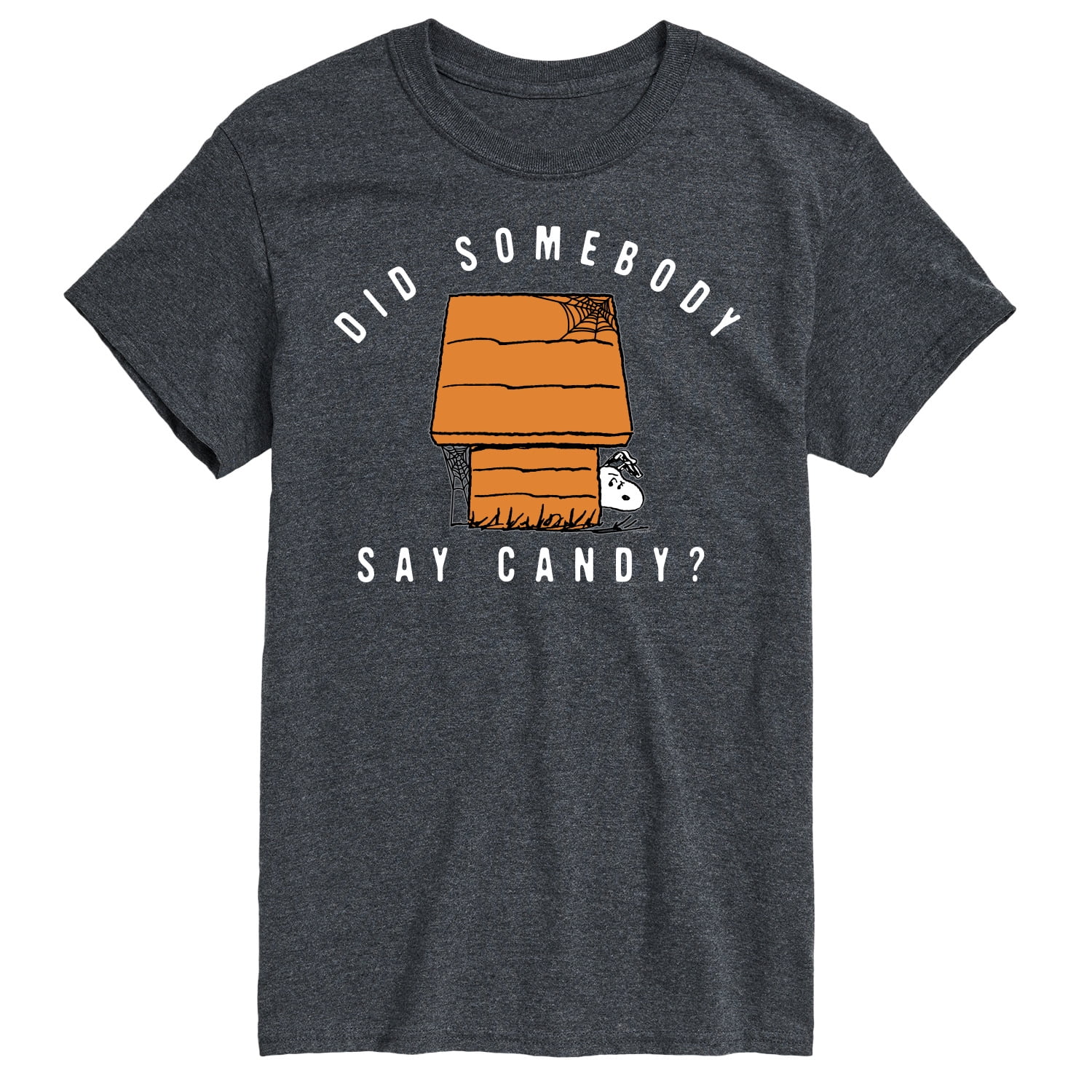 Peanuts - Somebody Say Candy Art - Men's Short Sleeve Graphic T-Shirt ...