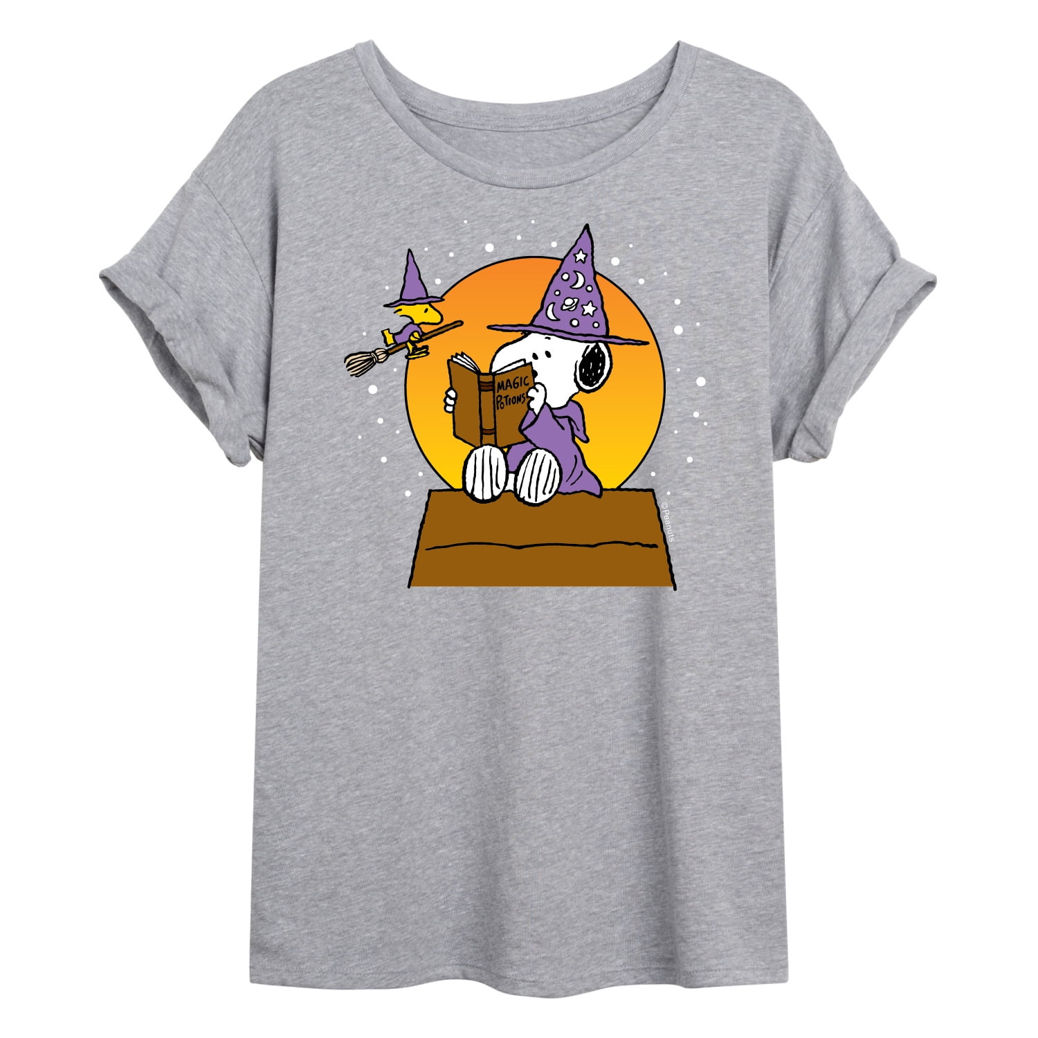 Peanuts - Sorcerer Snoopy Woodstock - Women's Oversized T-Shirt ...