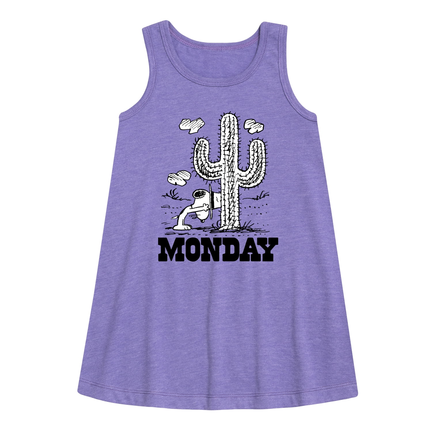 Peanuts - Spike Cactus Monday - Toddler & Youth Girls A-line Dress ...