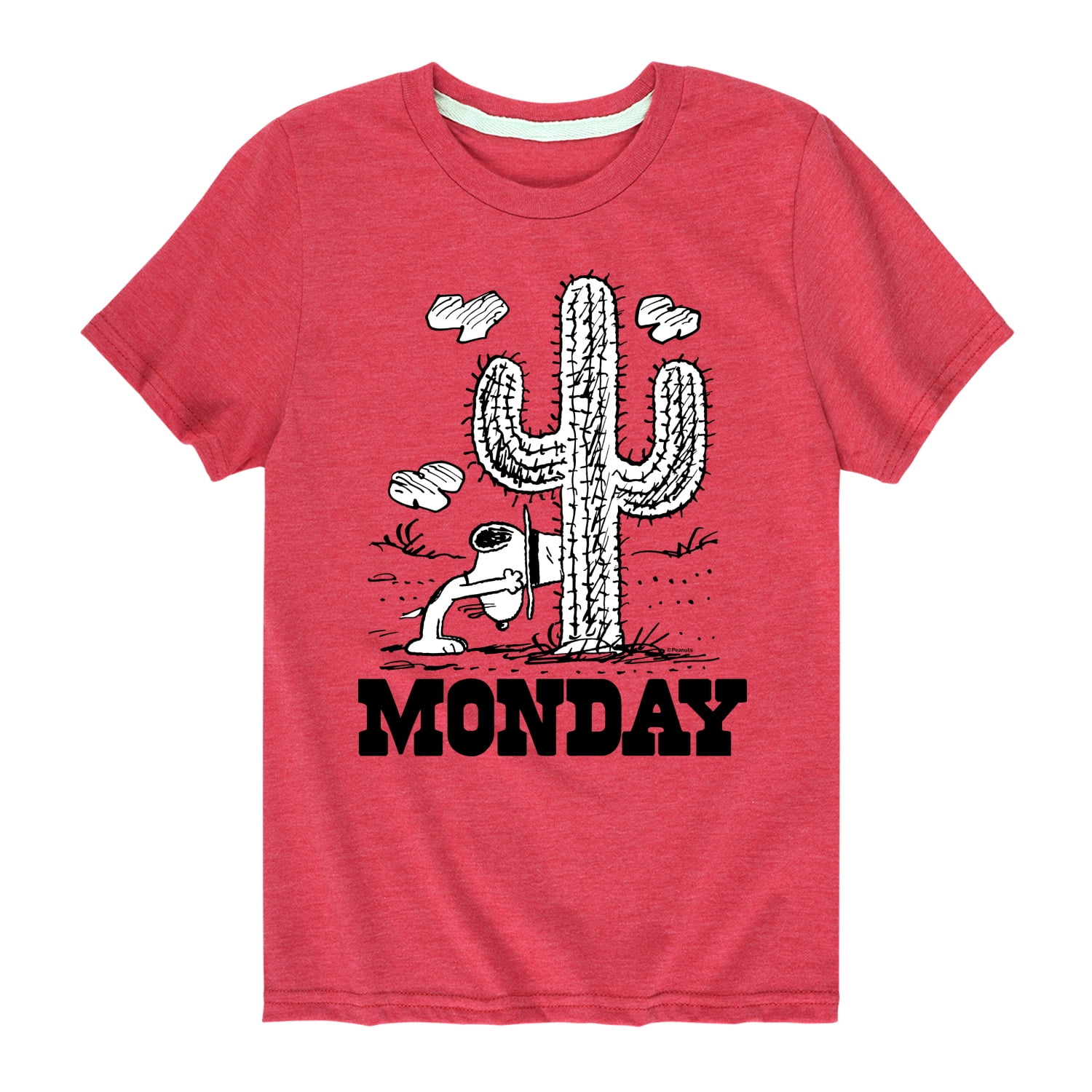 Peanuts - Spike Cactus Monday - Toddler & Youth Short Sleeve Graphic T ...