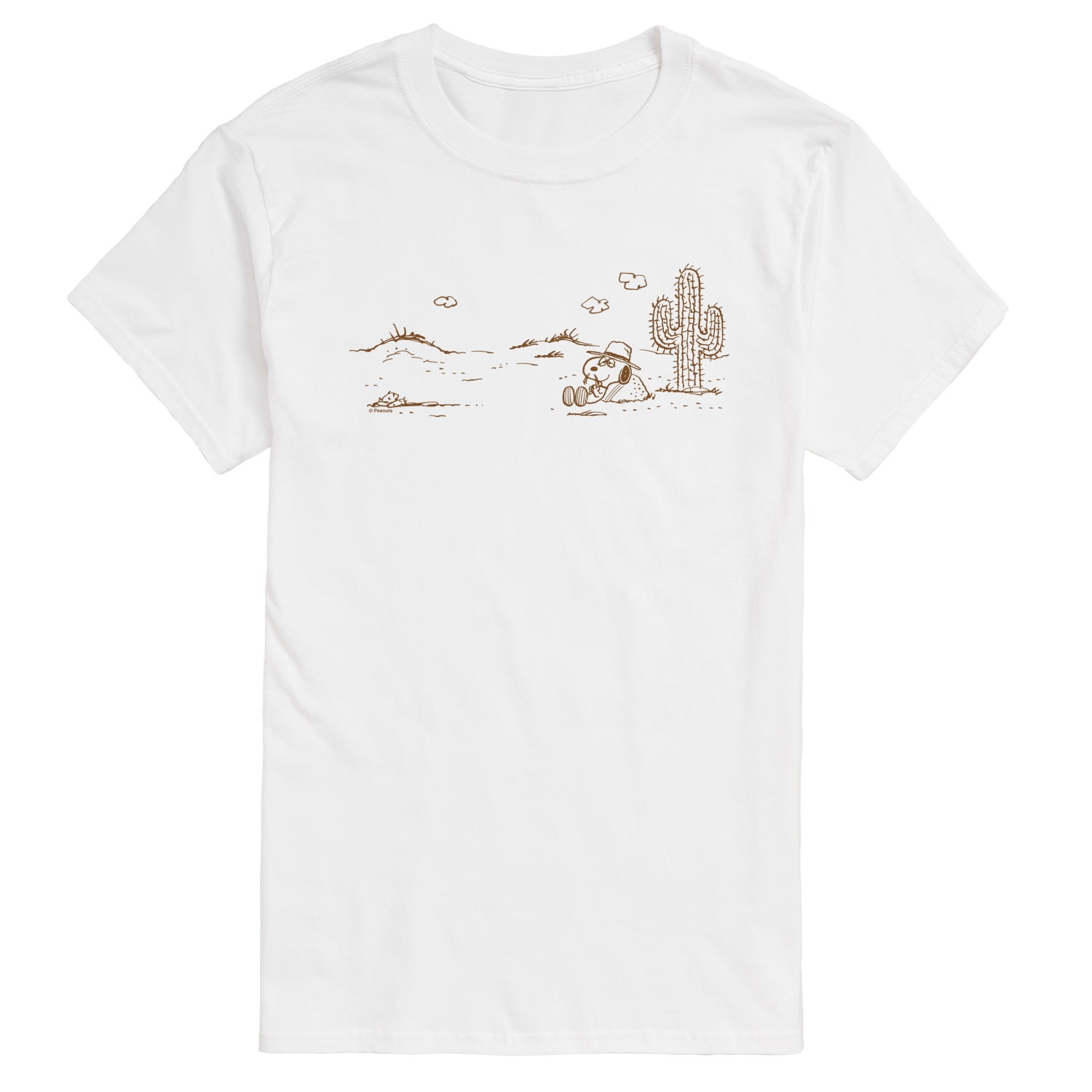 Peanuts - Spike Horizontal Desert - Men's Short Sleeve Graphic T-Shirt ...