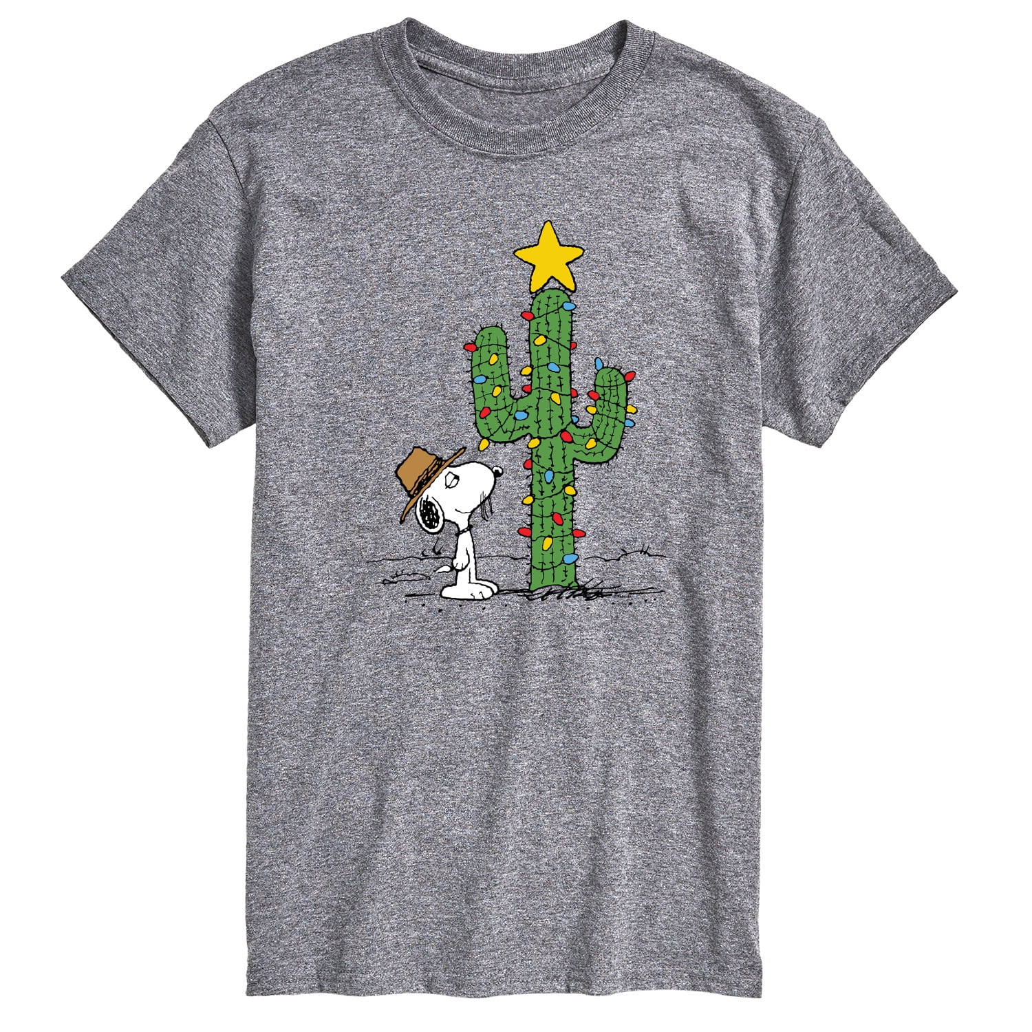 Peanuts - Spike Joe Cactus Christmas - Men's Short Sleeve Graphic T ...