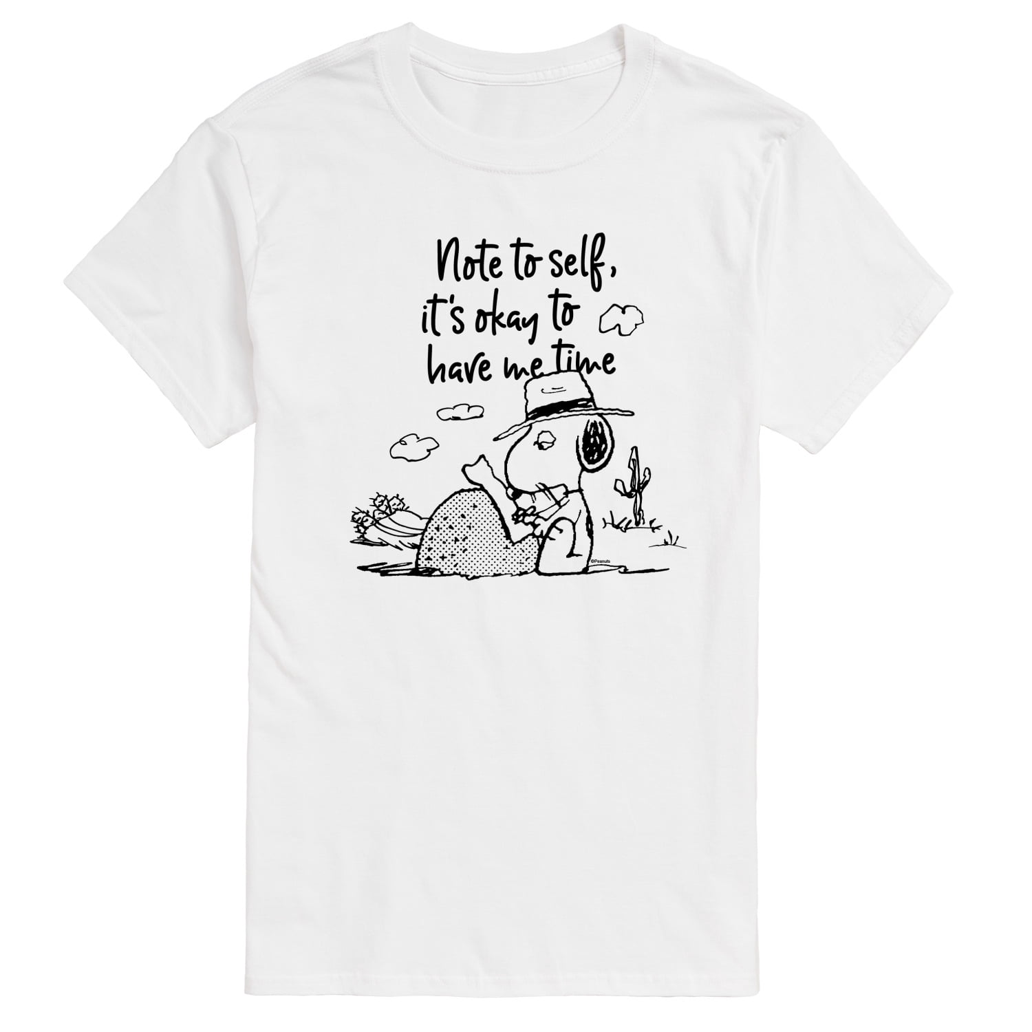 Peanuts - Spike Note - Men's Short Sleeve Graphic T-Shirt - Walmart.com