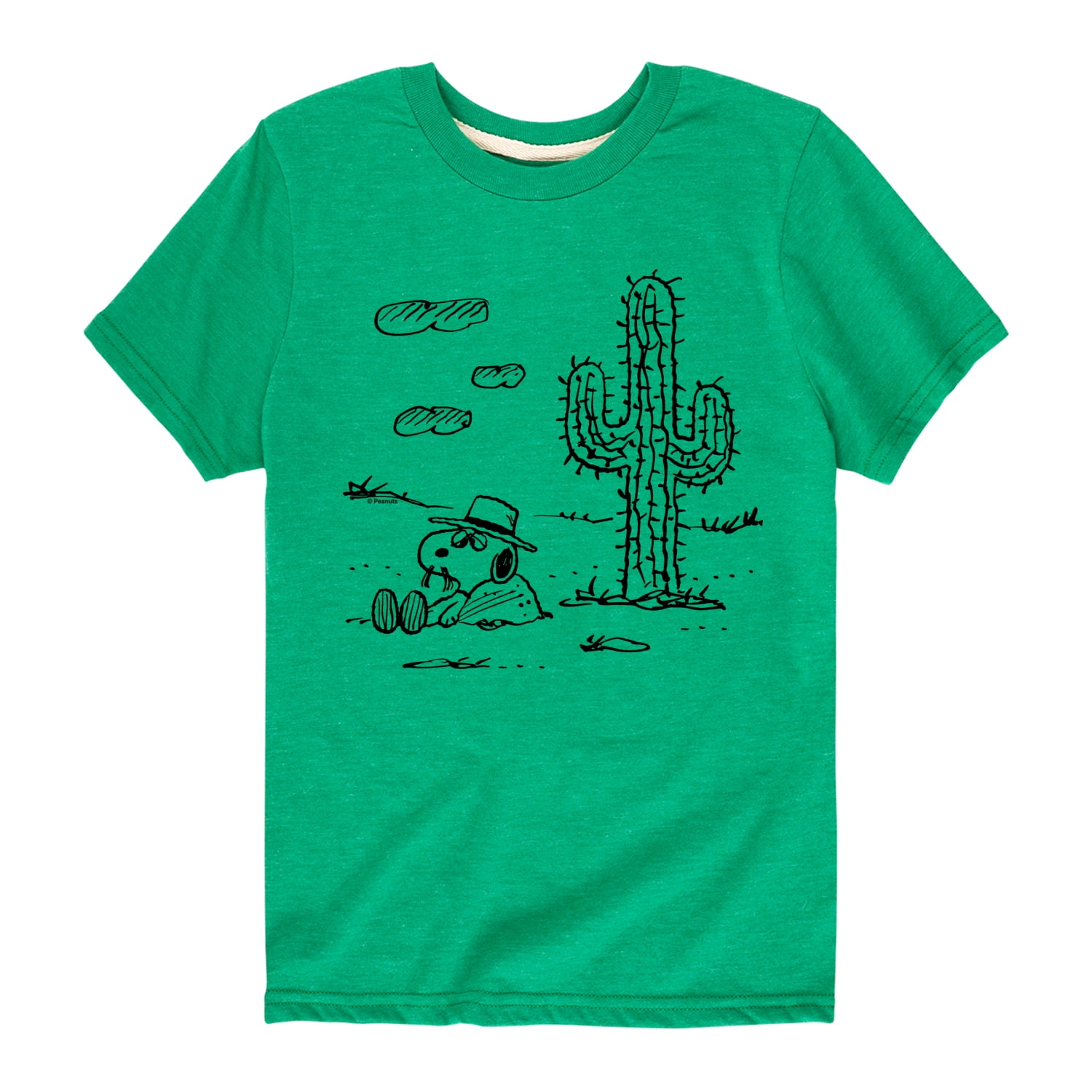 Peanuts - Spike With Cactus - Toddler And Youth Short Sleeve Graphic T ...