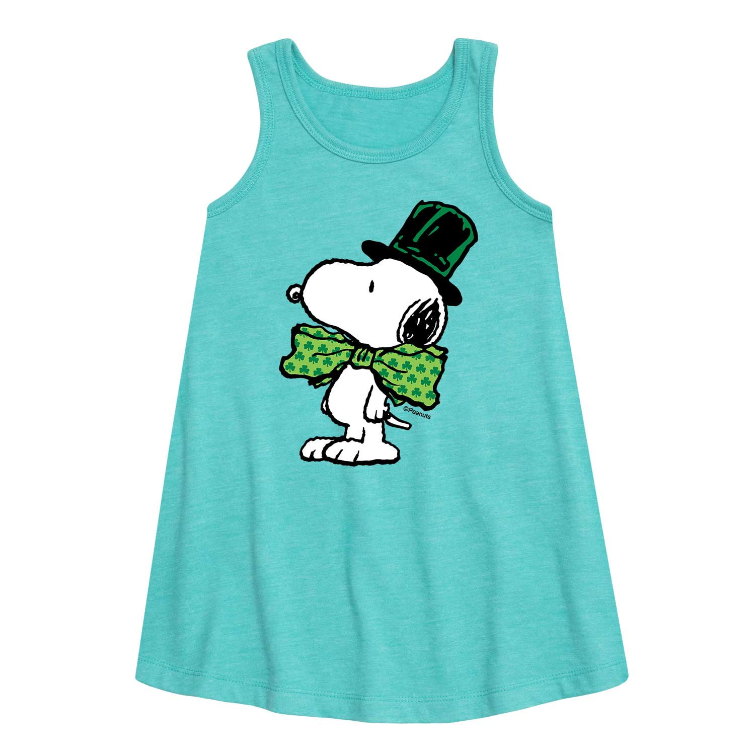 Peanuts - St Paddy's Bowtie - Toddler and Youth Girls Aline Dress ...