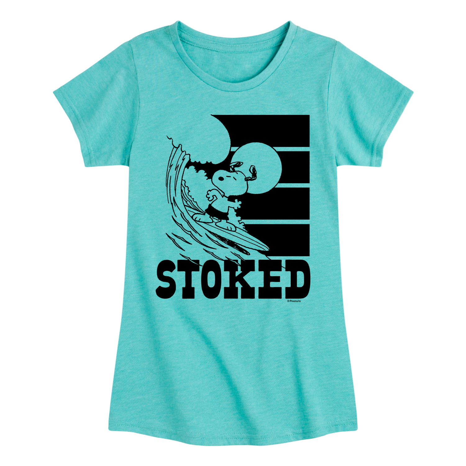 Peanuts - Stoked - Toddler And Youth Girls Short Sleeve Graphic T-Shirt ...