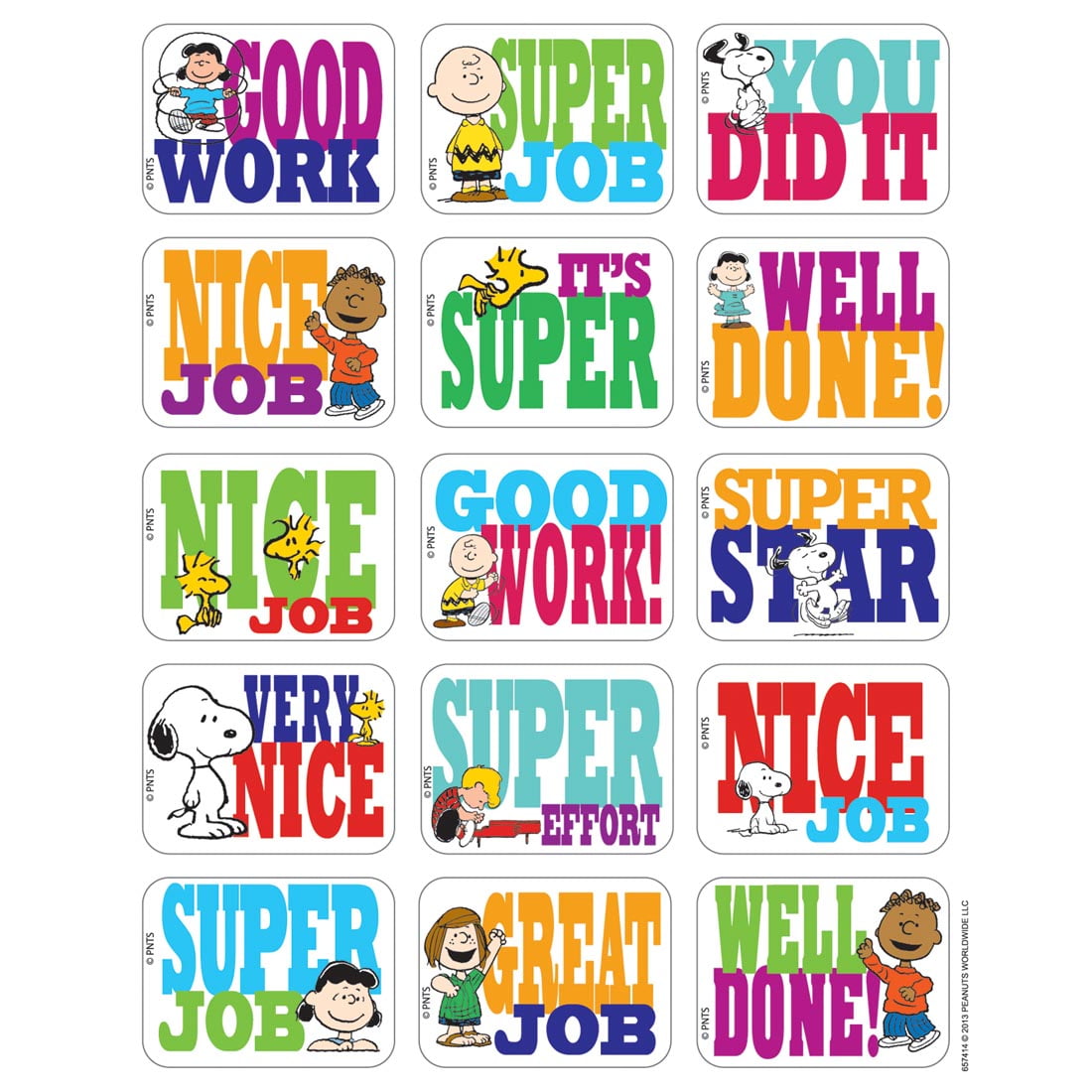 Peanuts Success Stickers by Eureka - Walmart.com