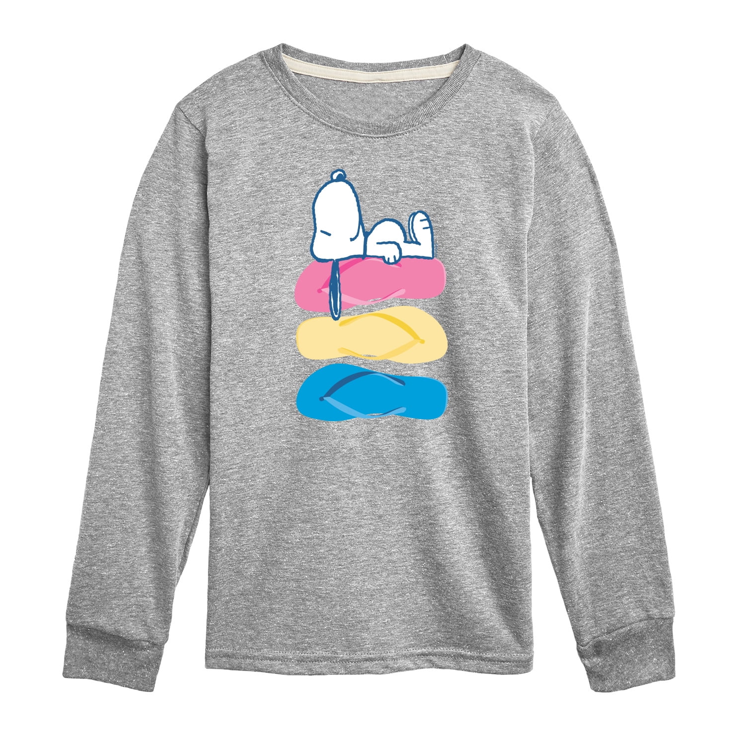 Peanuts - Summer Edition - Snoopy & Flip Flops - Toddler & Youth Long ...