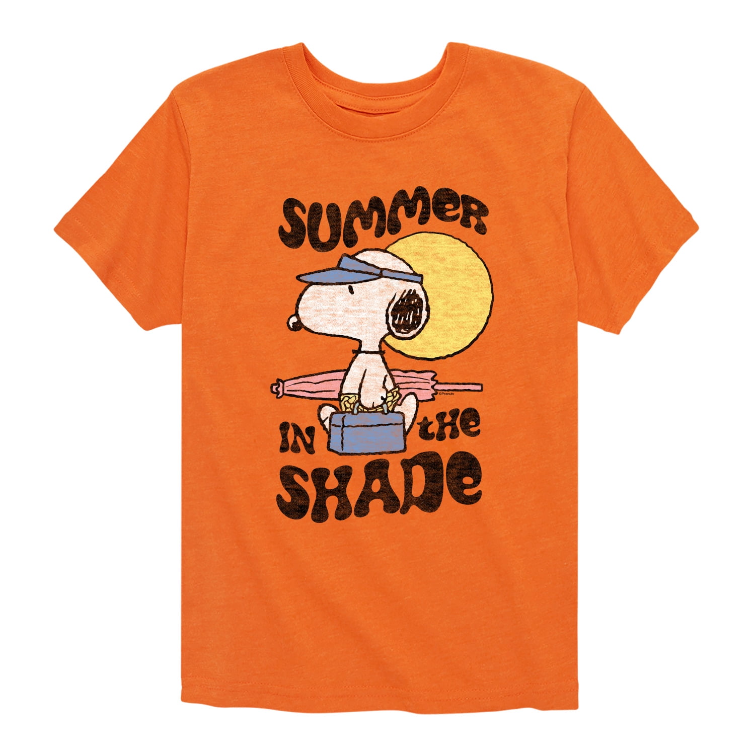 Peanuts - Summer Edition - Summer in the Shade - Toddler & Youth Short ...