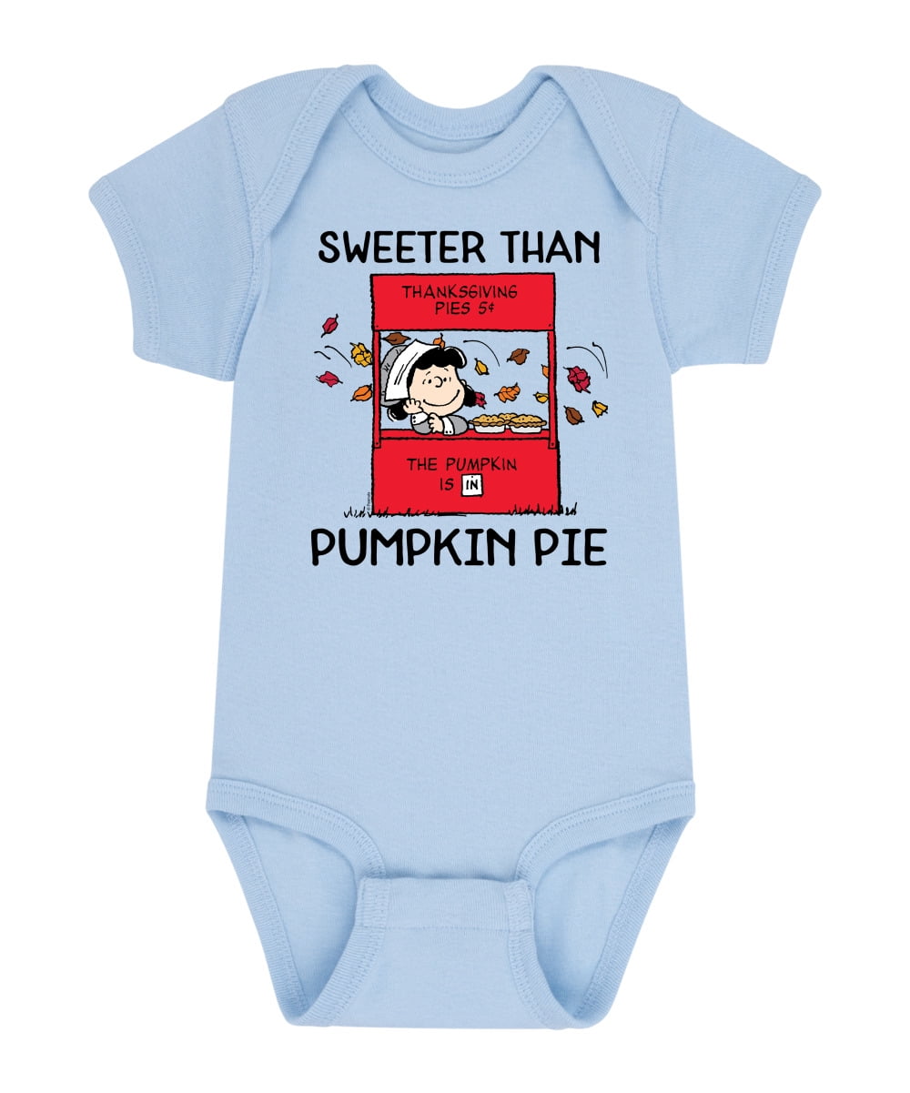 Peanuts - Sweeter Than Pumpkin Pie - Infant Baby One Piece - Walmart.com