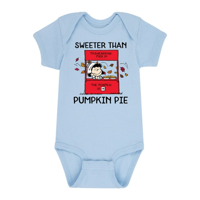 Peanuts - Sweeter Than Pumpkin Pie - Infant Baby One Piece - Walmart.com