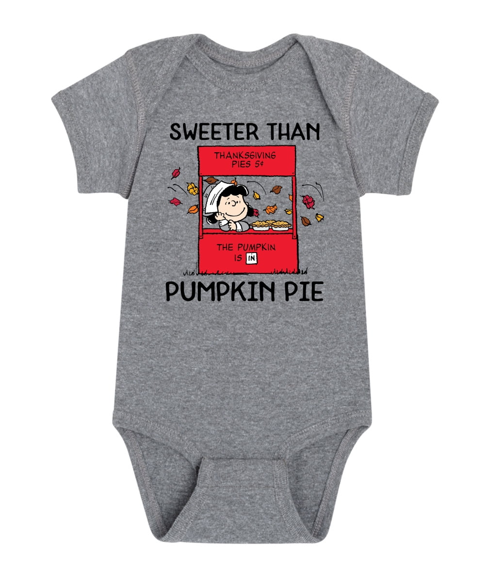 Peanuts - Sweeter Than Pumpkin Pie - Infant Baby One Piece - Walmart.com