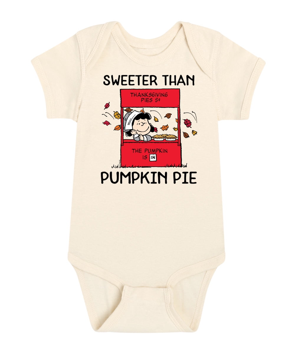 Peanuts - Sweeter Than Pumpkin Pie - Infant Baby One Piece - Walmart.com