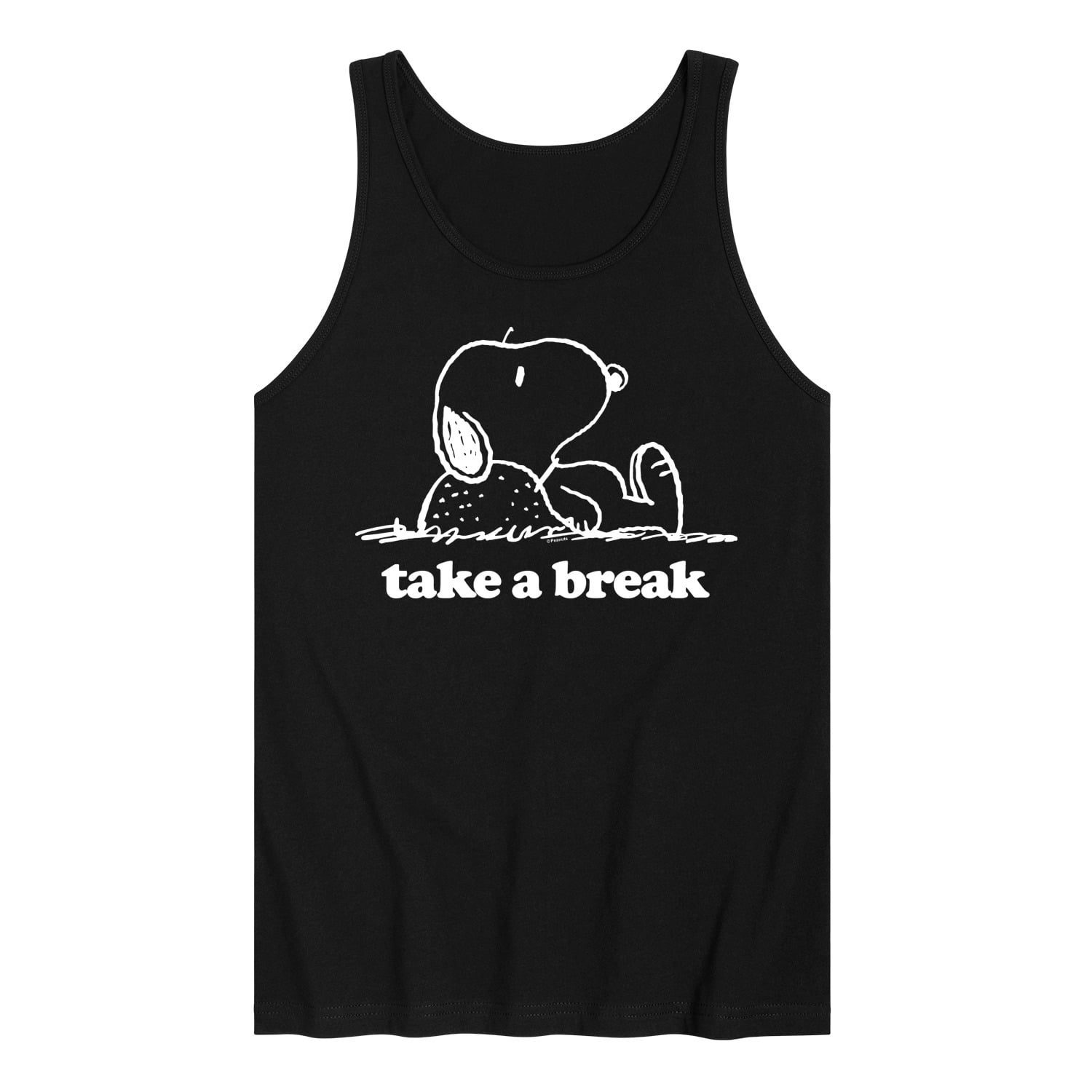 Peanuts - Take A Break - Men's Jersey Tank Top - Walmart.com
