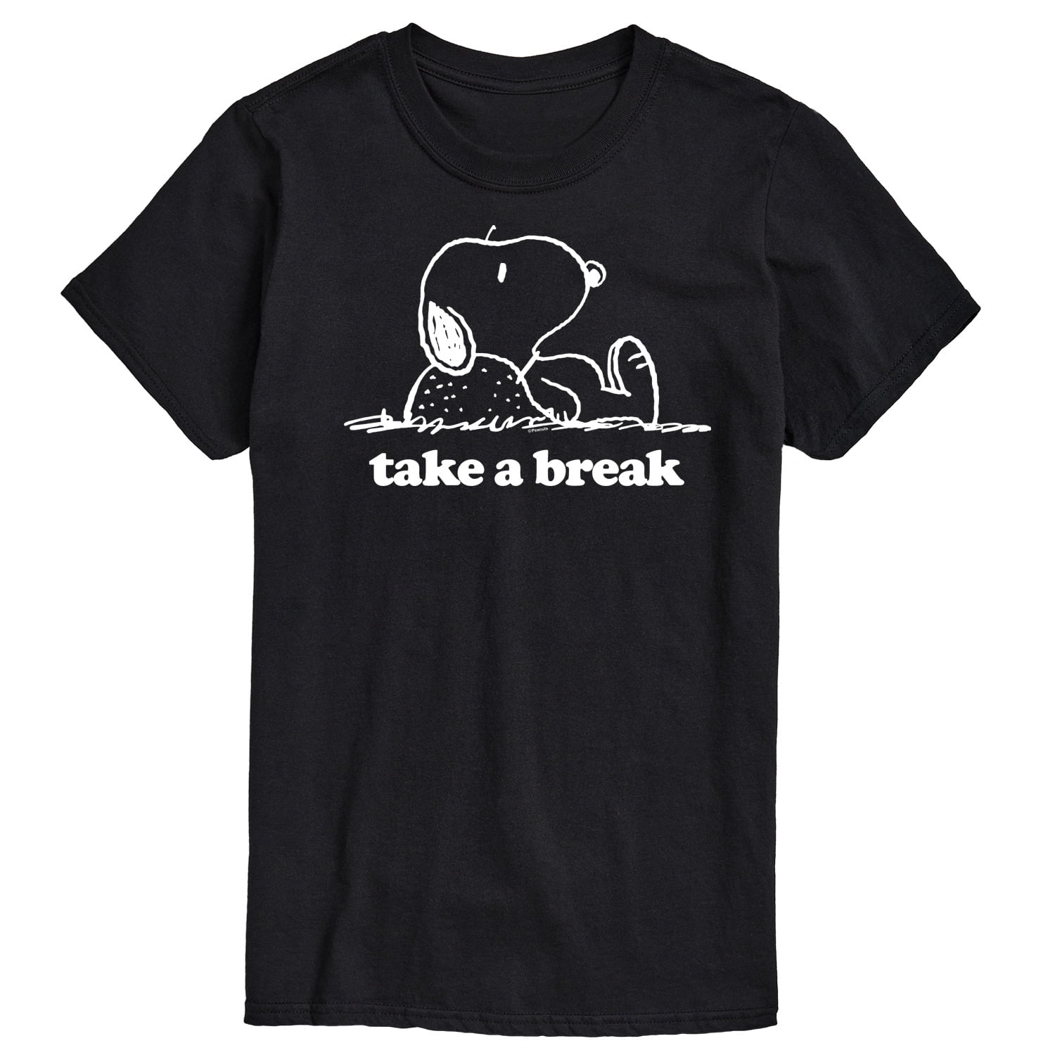 Peanuts - Take A Break - Men's Short Sleeve Graphic T-Shirt - Walmart.com